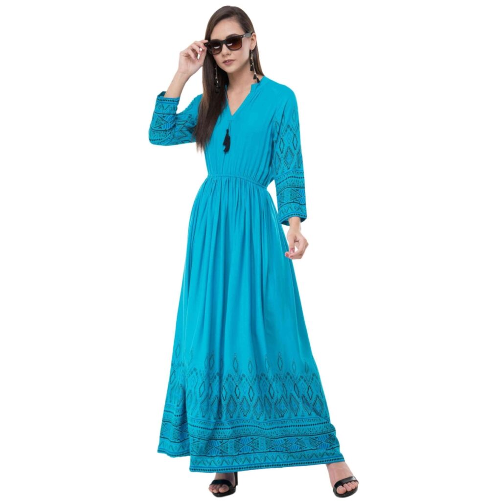 Seductive Polyester Maxi Dress – Zeronear